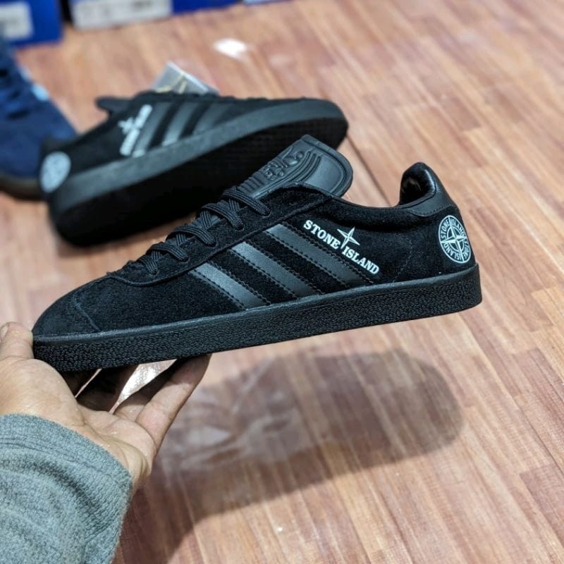 Jual FULL HITAM SEPATU SEKOLAH STONE ISLAND BEST SELLER PRIA DAN WANITA ...