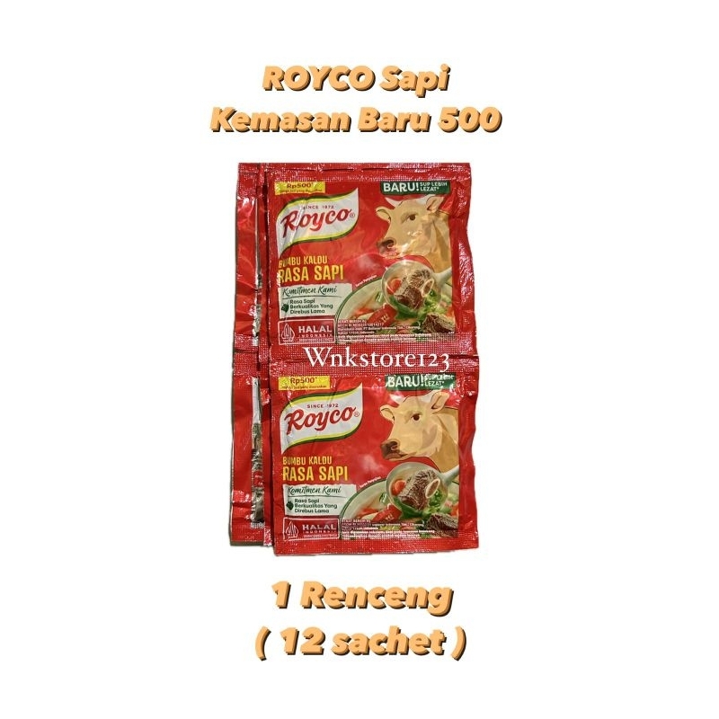 Jual Royco Sapi bumbu kaldu penyedap rasa sachet 8gram | Shopee Indonesia