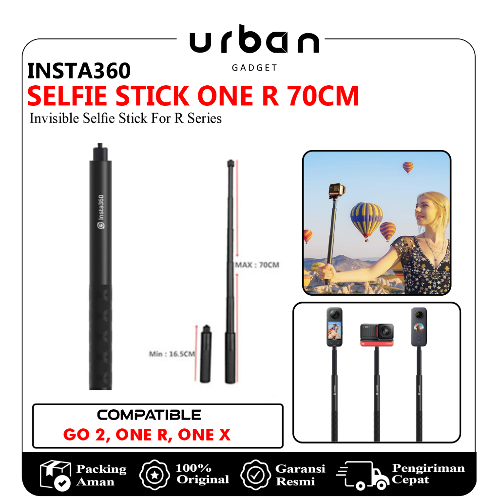 Jual Insta360 Selfie Stick One R 70CM | Shopee Indonesia