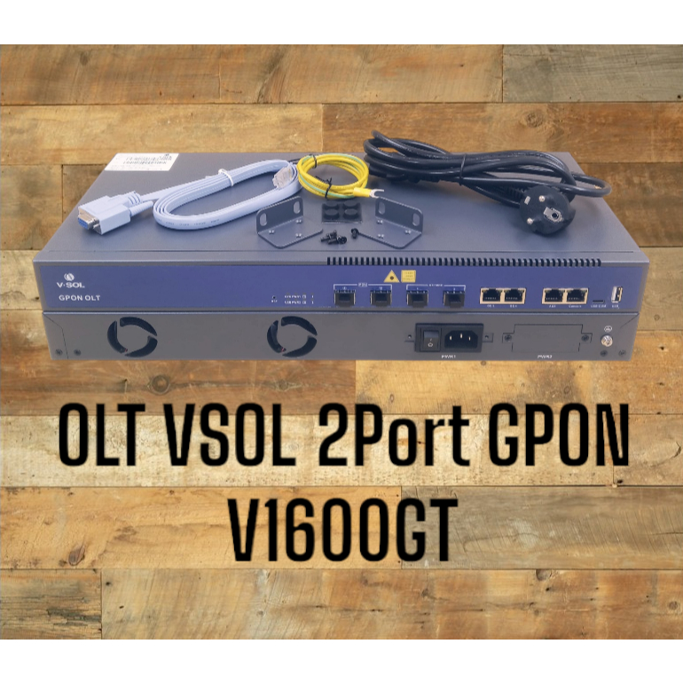 Jual OLT VSOL GPON 2 PORT V1600GT + SFP Jolink 2 PCS C+++ 8db (Garansi ...