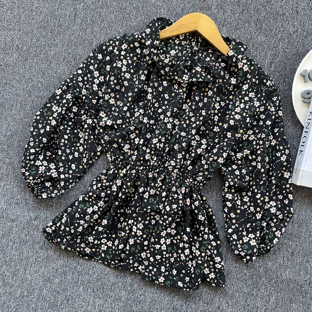 Jual FLOWER BLOUSE / BLOUSE BUNGA | BLOUSE KOREAN STYLE VINTAGE / baju ...