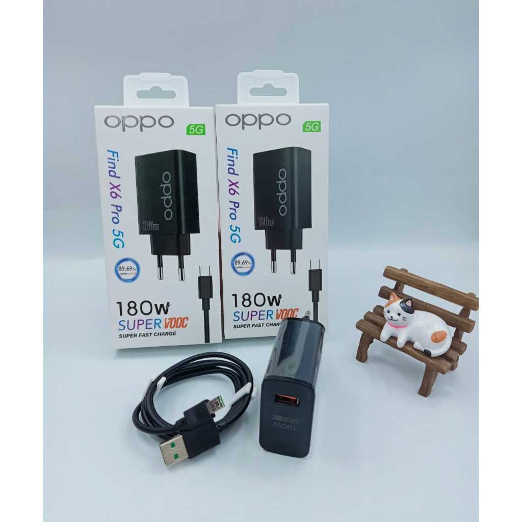 Jual Travel Charger ORI Super VOOC Fast Charging OPPO FIND X6 180W Type ...