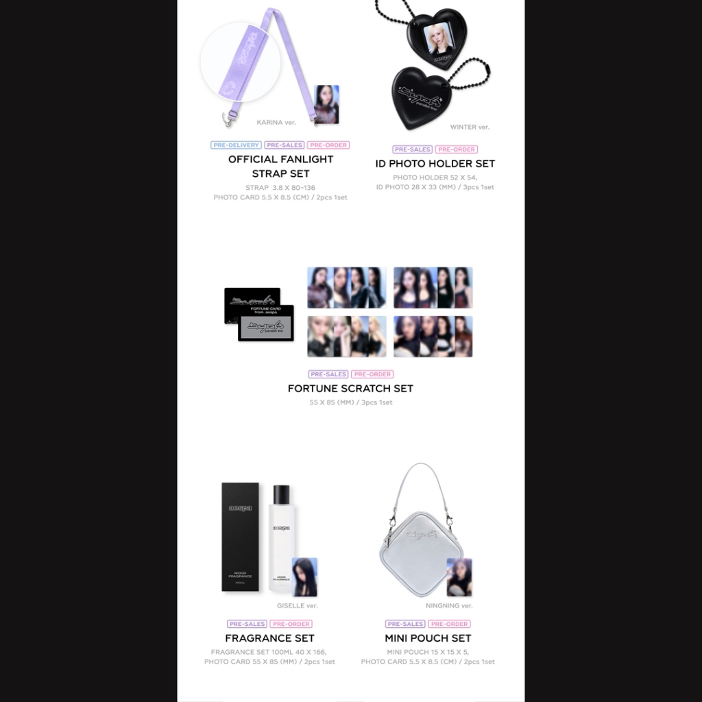 Jual [BOOKED] 2024 aespa LIVE TOUR - SYNK : PARALLEL LINE MD (Fragrance ...