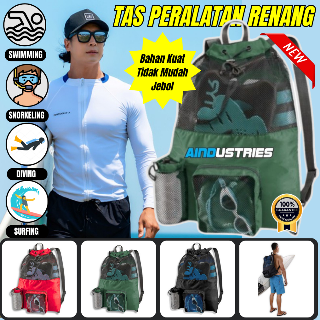 Jual Waterproof Bag Tas Peralatan Renang Untuk membawa Alat Lengkap ...