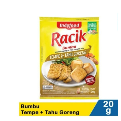 Jual INDOFOOD BUMBU RACIK TEMPE & TAHU GORENG 20GR | Shopee Indonesia