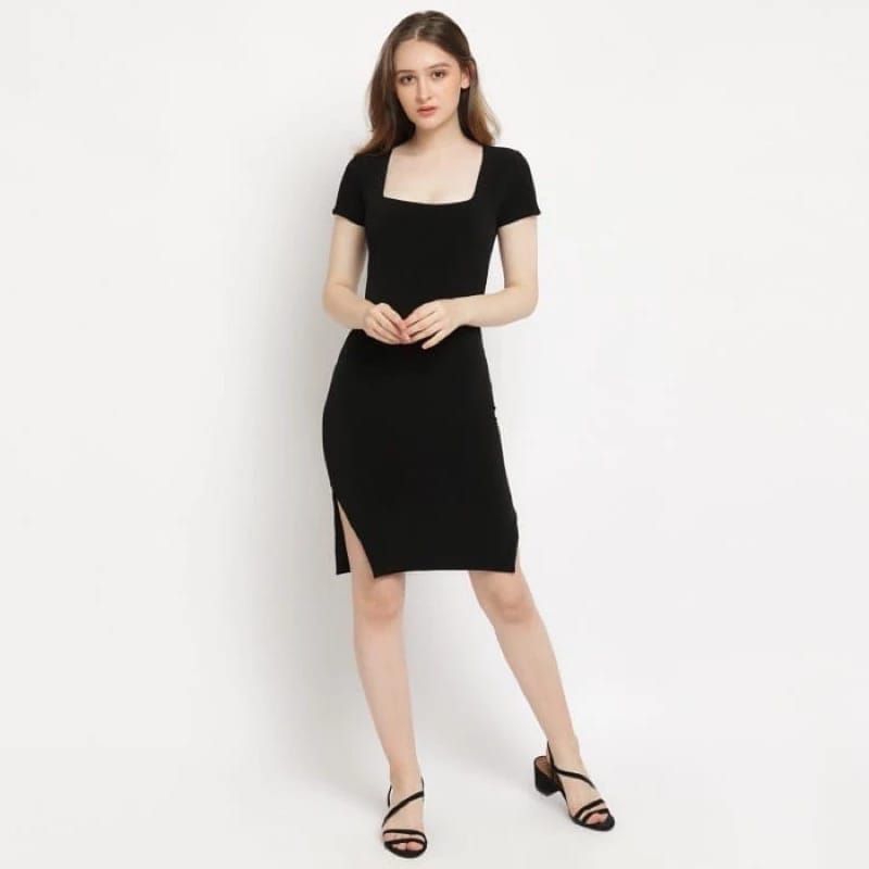 Jual DRESS JIMIN bodycon mini dress / dress ketat / bodycon / dress party / dress sexy | Shopee ...