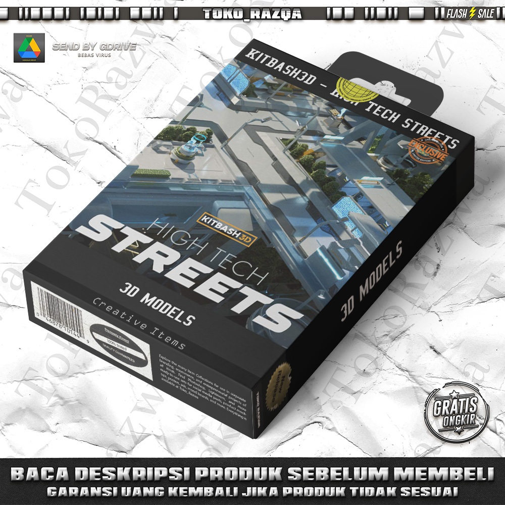 Jual 190624 - KitBash3D - High Tech Streets For Blender - 3D Models | Shopee Indonesia