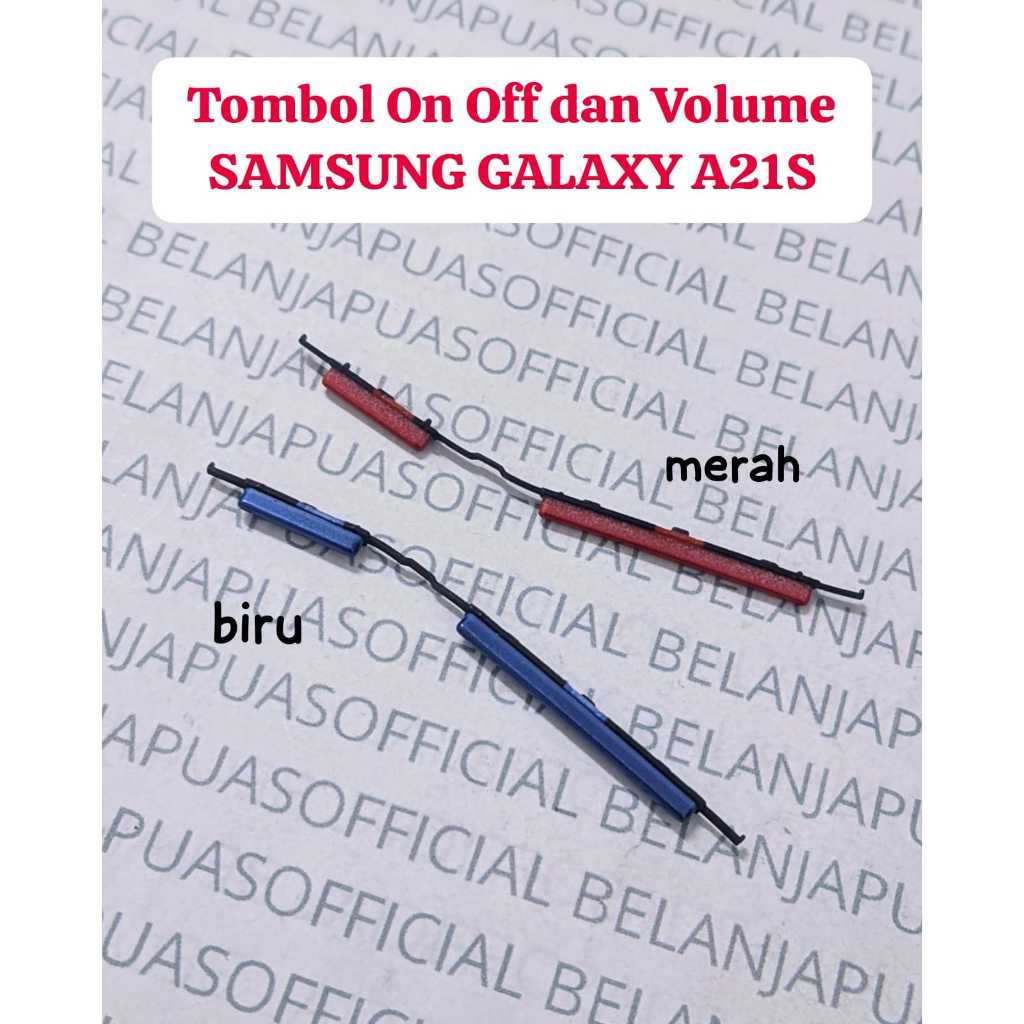 Jual Tombol Button Luar Power On Off Volume Luar SAMSUNG GALAXY A21S / Tombol On Off Volume ...