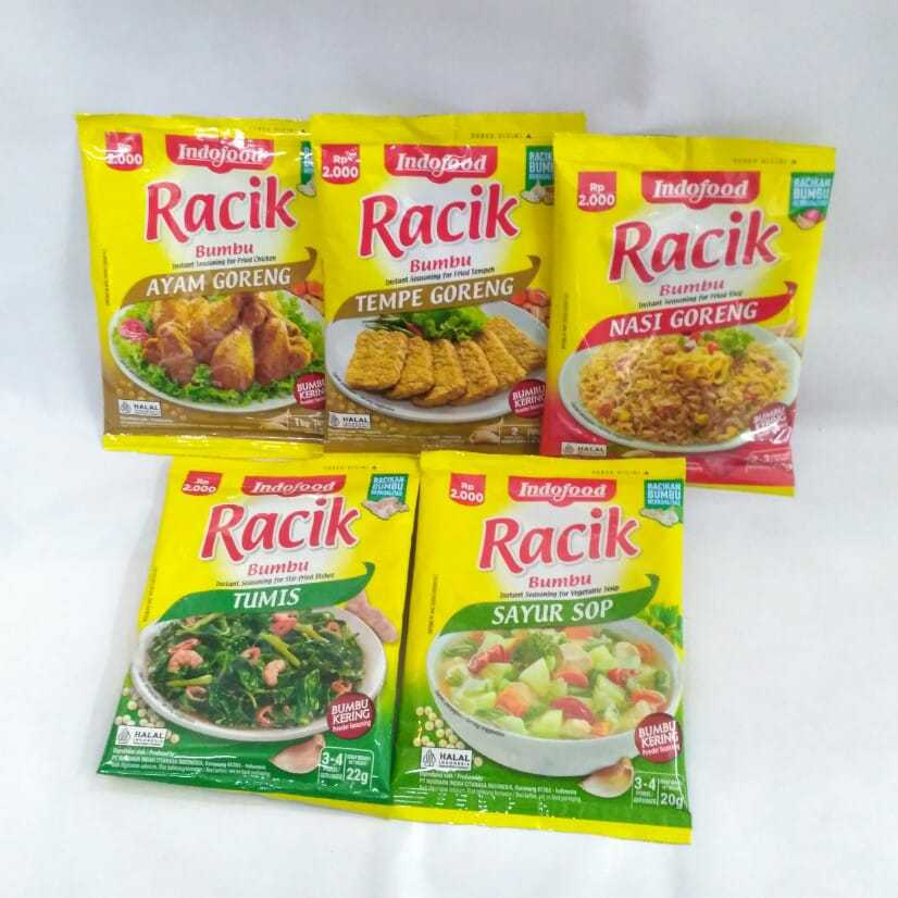 Jual INDOFOOD RACIK Bumbu Instant Seasoning 20 Gram ALL VARIAN - Nasi ...