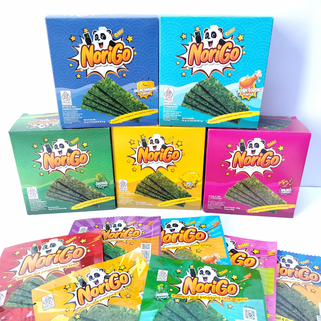 Jual NORIGO CRISPY | SNACK RUMPUT LAUT BOX | ISI 12 PCS | Shopee Indonesia