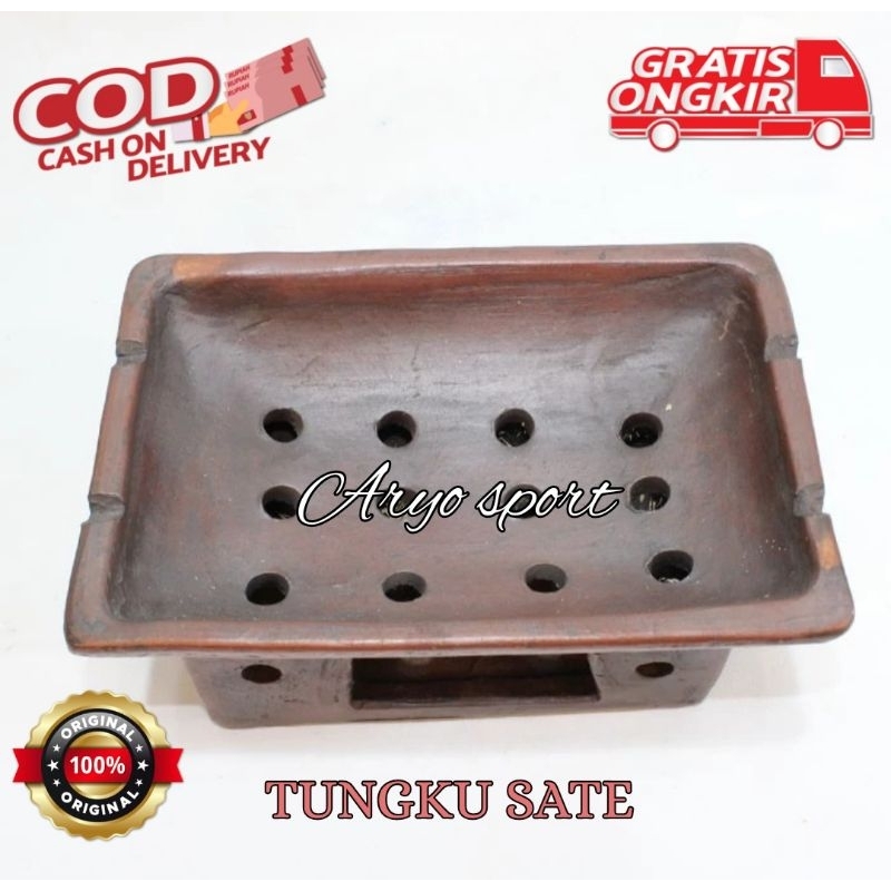 Jual ANGLO BAKARAN SATE KOTAK TUNGKU BAKAR SATE GERABAH TANAH LIAT ...
