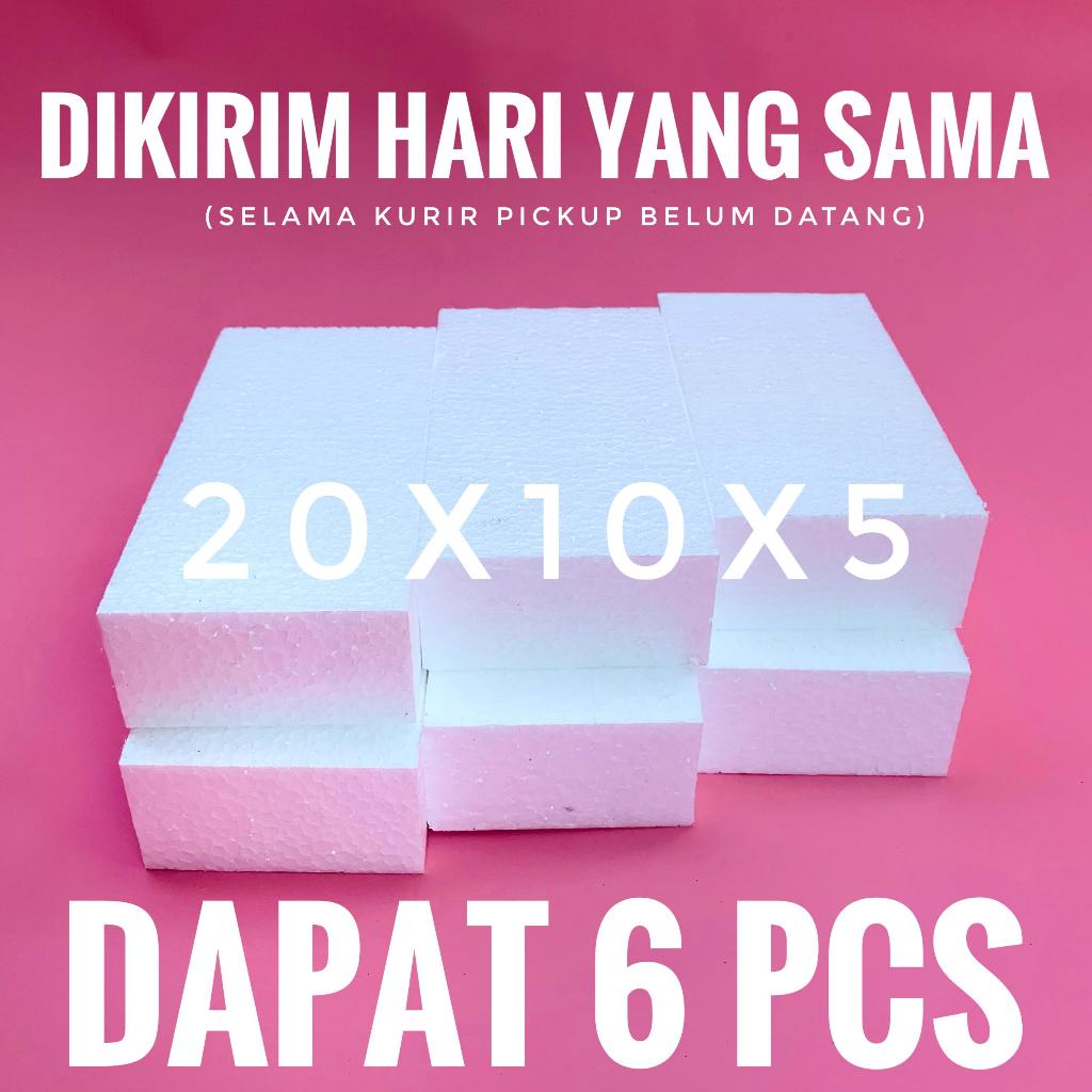 Jual Gabus Busa Styrofoam Foam Gagang Buket sterofoam isi 6 pcs Ukuran ...