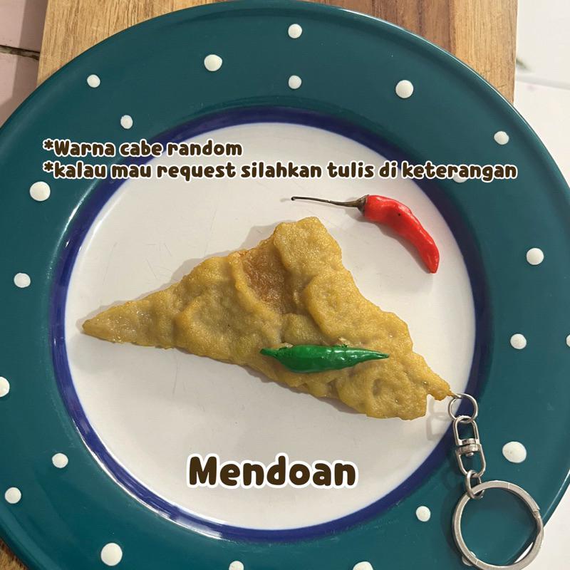 Jual Gantungan Kunci Ceker ayam Telor Puyuh Mendoan Tahu Goreng Cabe ...