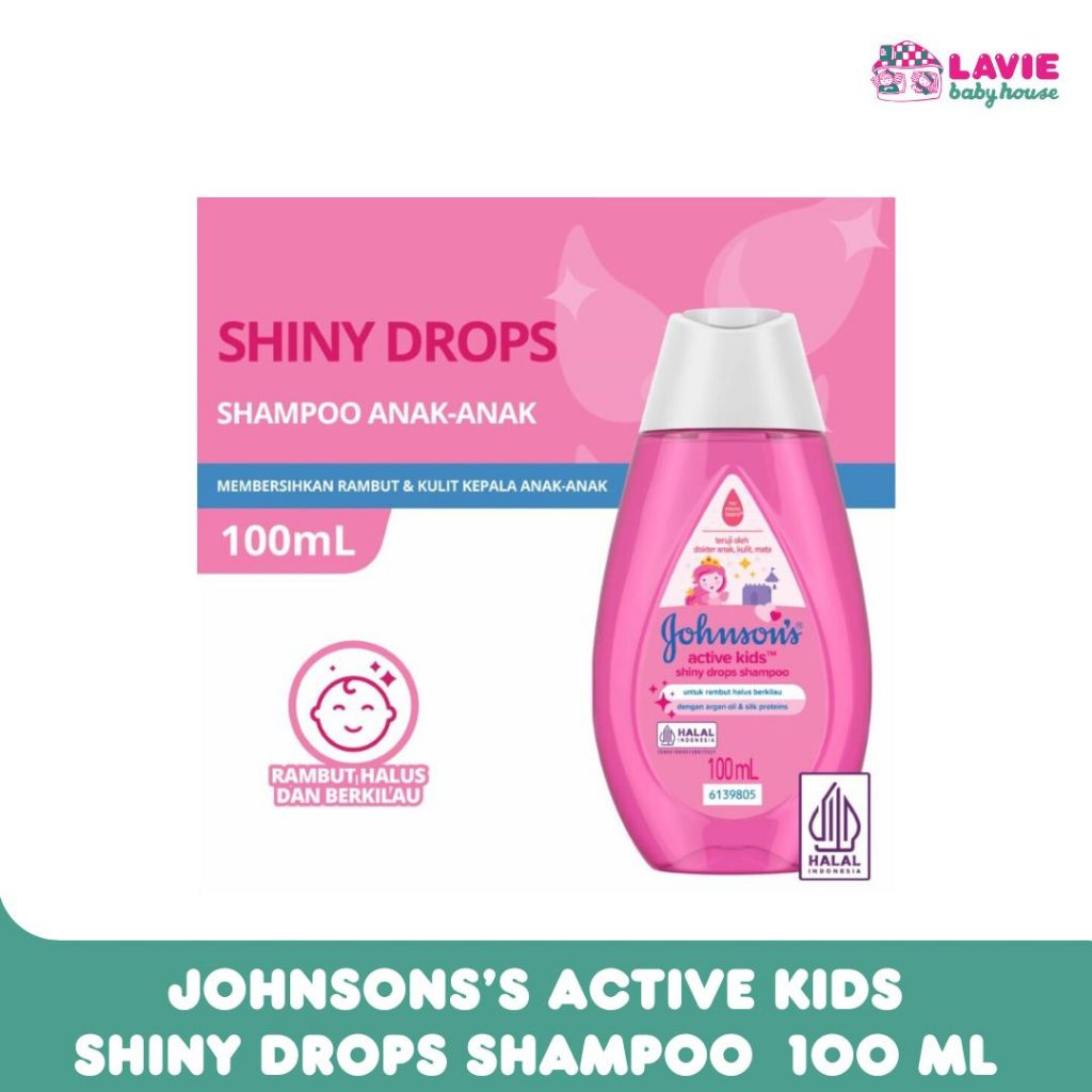 Jual JOHNSON'S Active Kids Shiny Drops Shampoo - Shampo Anak-anak 100ml ...