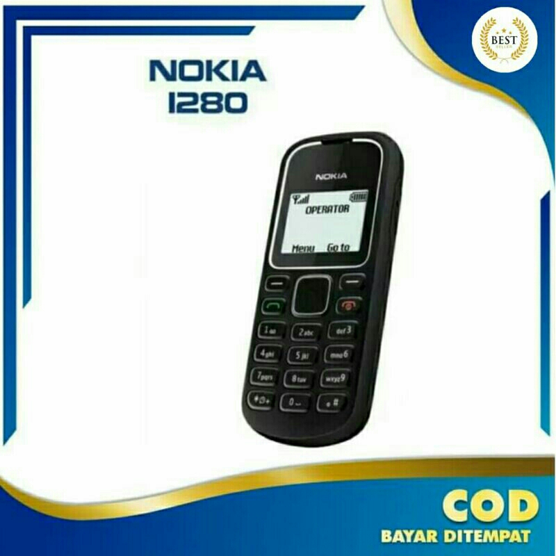 Jual HP NOKIA 1280 JADUL FULLSET (BARU) | Shopee Indonesia