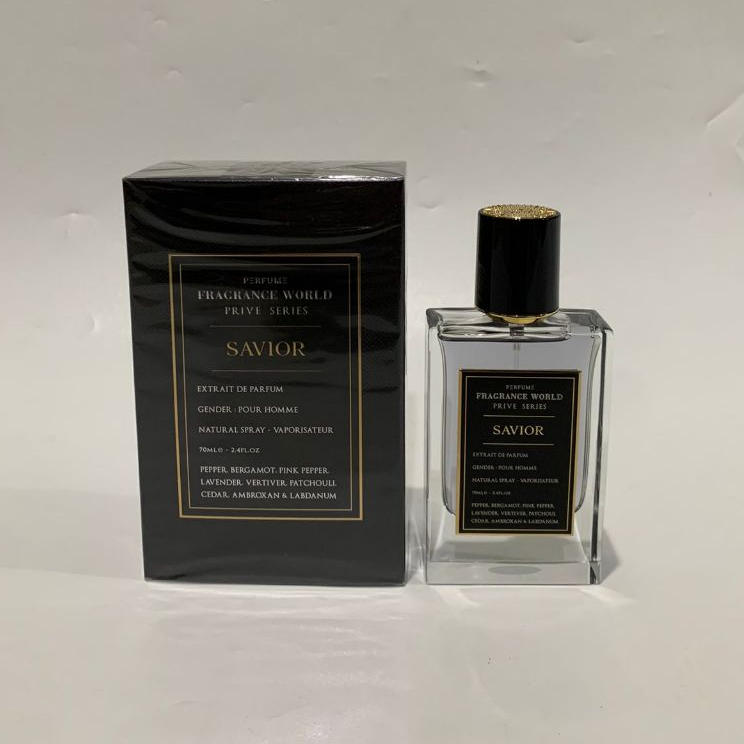 Jual fragrance world prive series savior for men extrait de parfum 70 ...