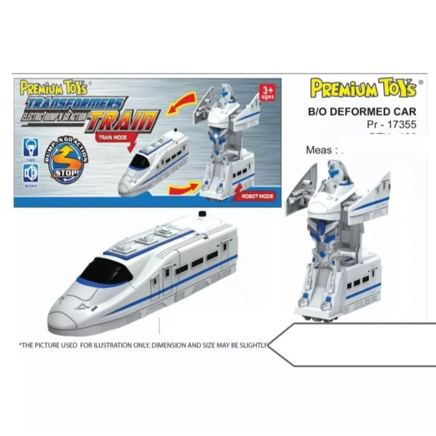 Jual Transformers Train Kereta Api Transfor Robot Deform PR-17355 ...