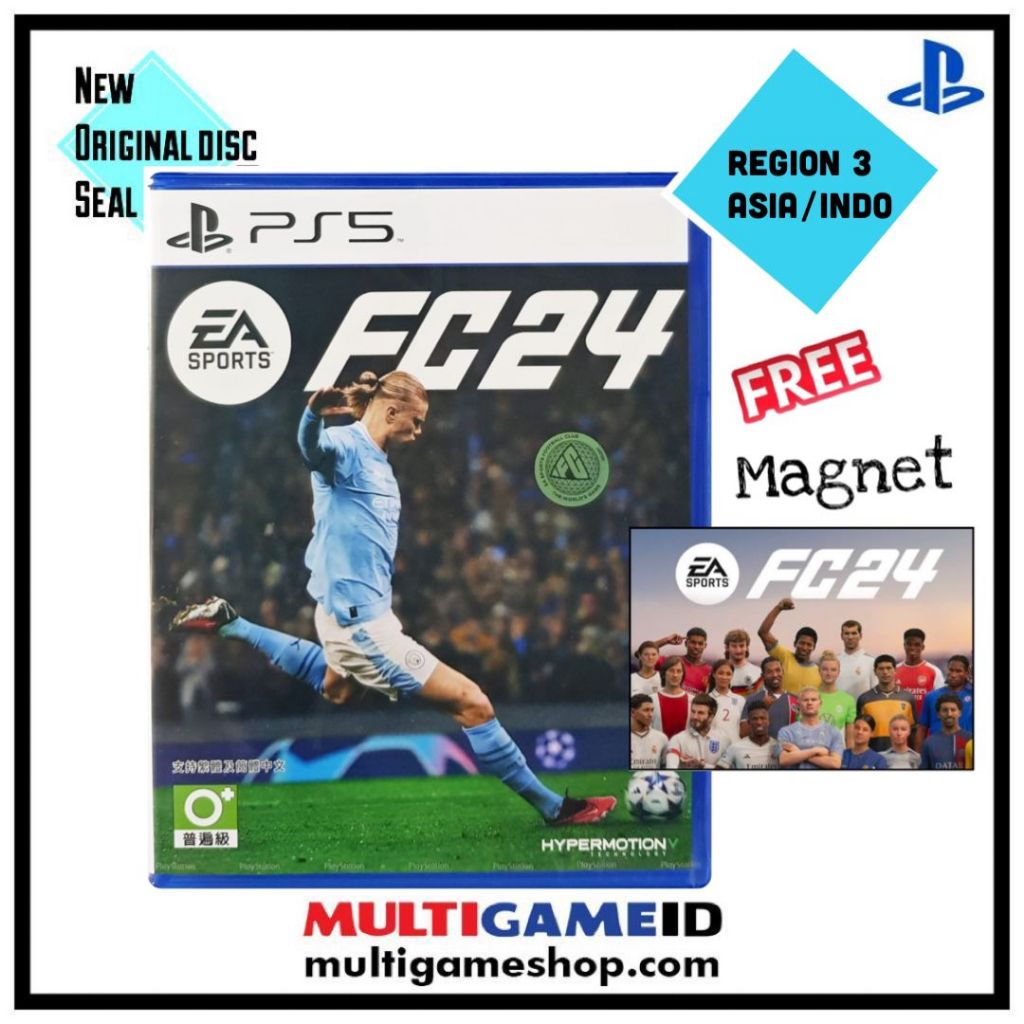 Jual PS5 EA SPORTS FC 24 / FC24 / FIFA24 +Magnet English Asia R3 ...
