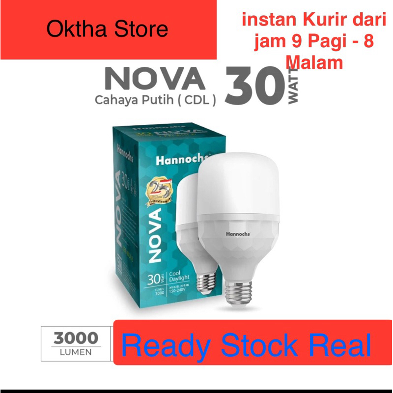Jual Hannochs LED NOVA Lampu Bohlam 30W 30 Watt | Shopee Indonesia