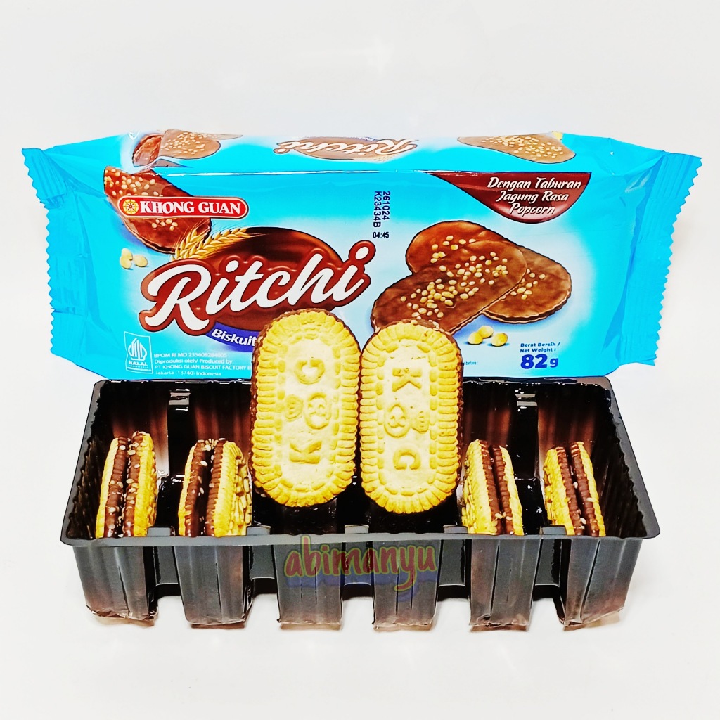 Jual ritchi biskuit coklat khong guan 82 gr | Shopee Indonesia