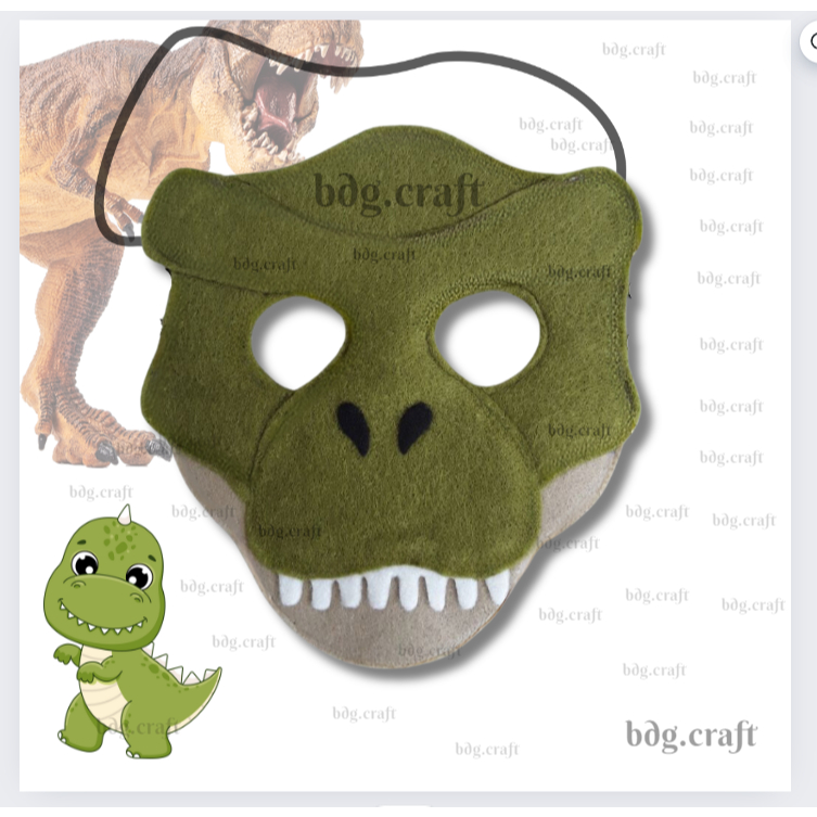 Jual cosplay mask dino t-rex | Shopee Indonesia