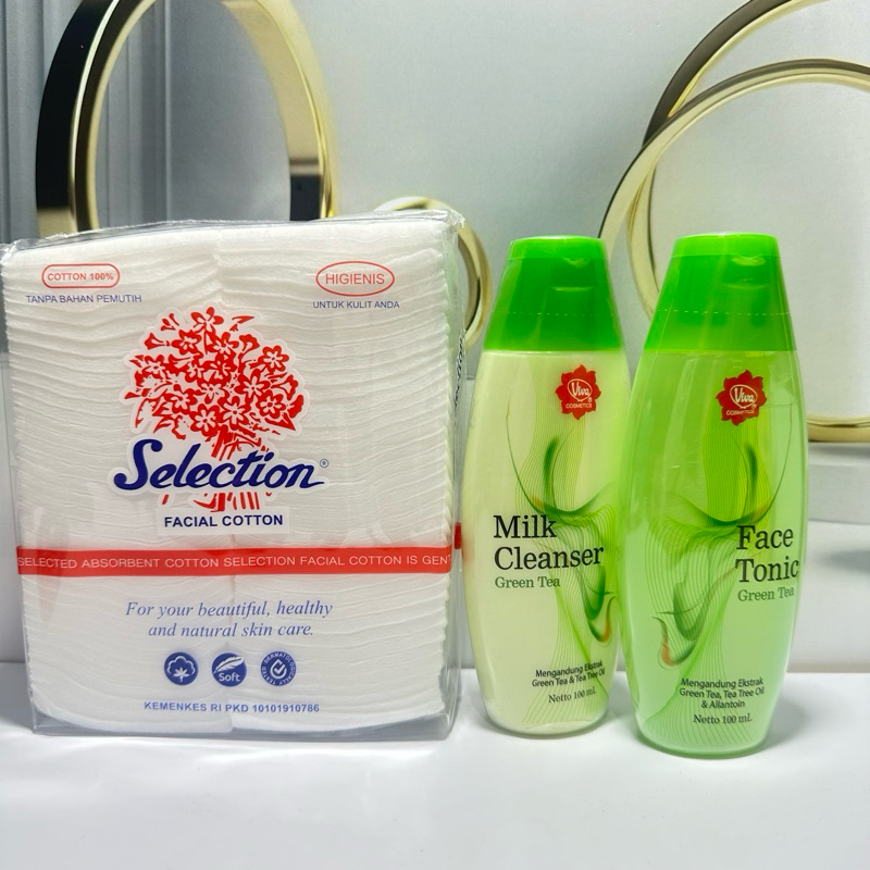 Jual PAKET HEMAT 3in1 VIVA SUSU PEMBERSIH WAJAH 100ml + FACE TONIC ...