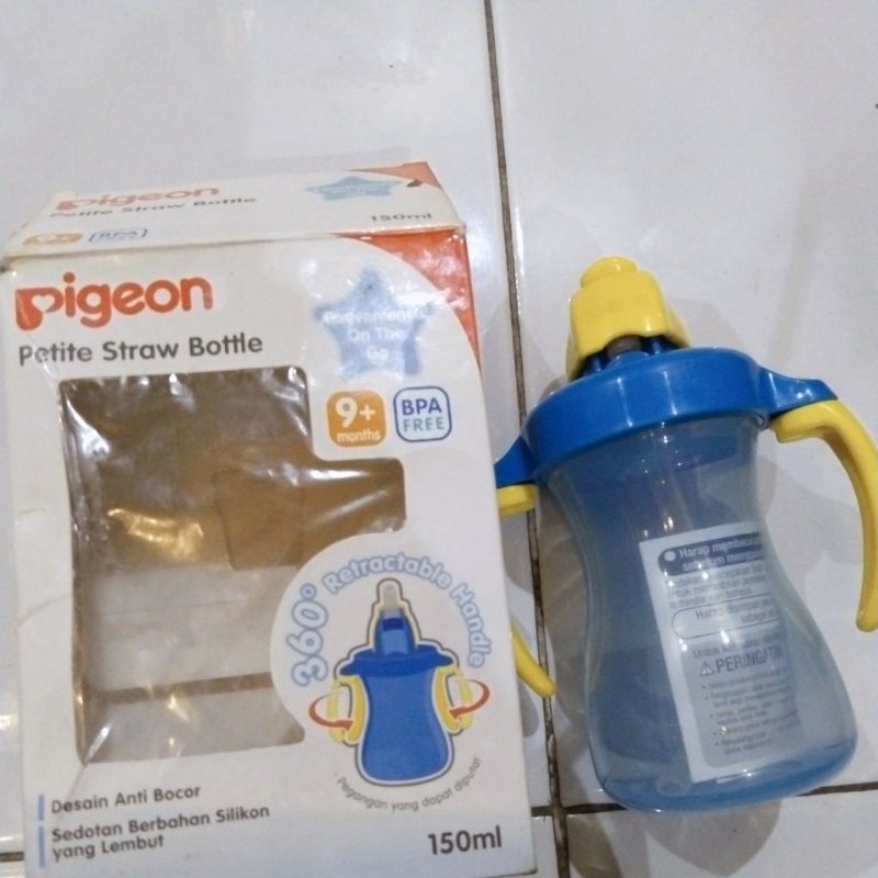 Jual petite straw bottle/tempat minum untuk anak-anak kapasitas 150ml ...