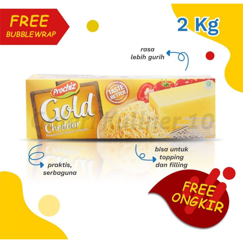 Jual KEJU PROCHIZ GOLD 2KG / KEJU PARUT / KEJU EMINA SHRED 2KG/ KEJU ...