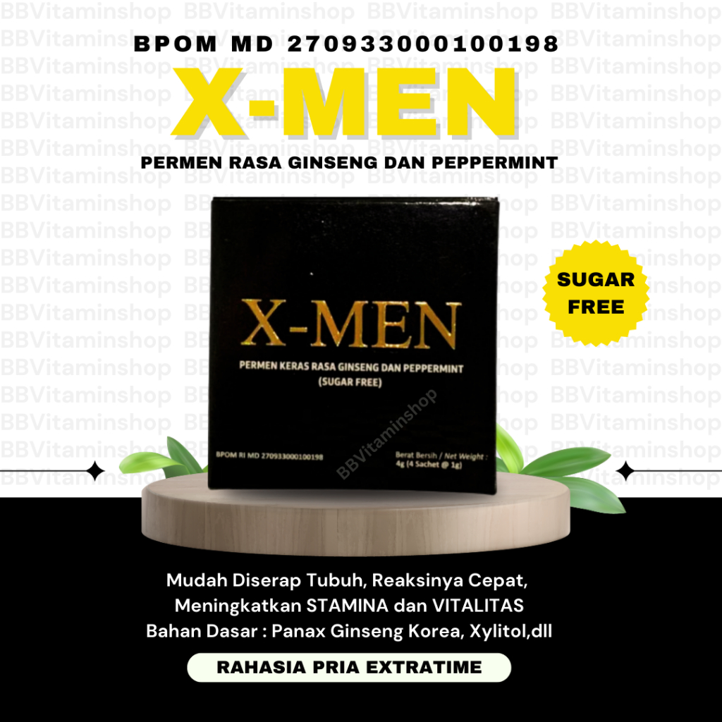 Jual X Men Candy - Obat Kuat Herbal Pria 100% Original 1 Pcs | Shopee ...