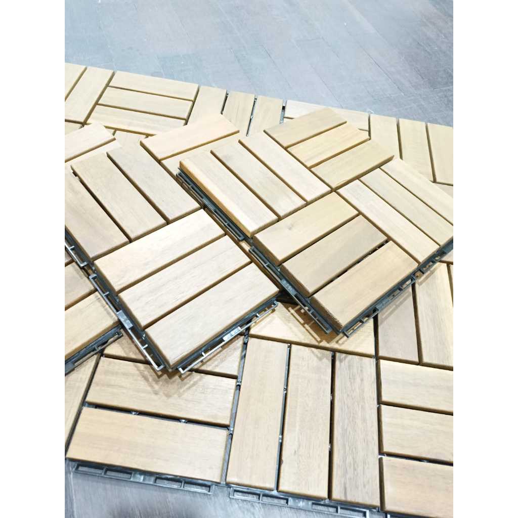 Jual LANTAI KAYU JATI / UBIN KAYU JATI | Shopee Indonesia