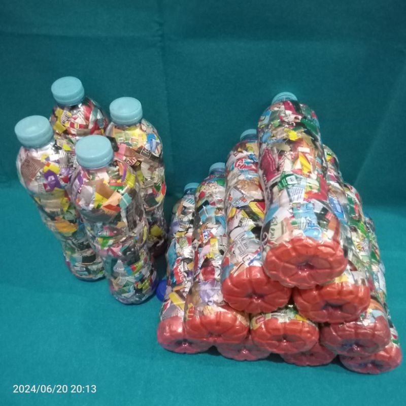 Jual Ecobrick botol Club 600ml/Dengan warna dasar. | Shopee Indonesia