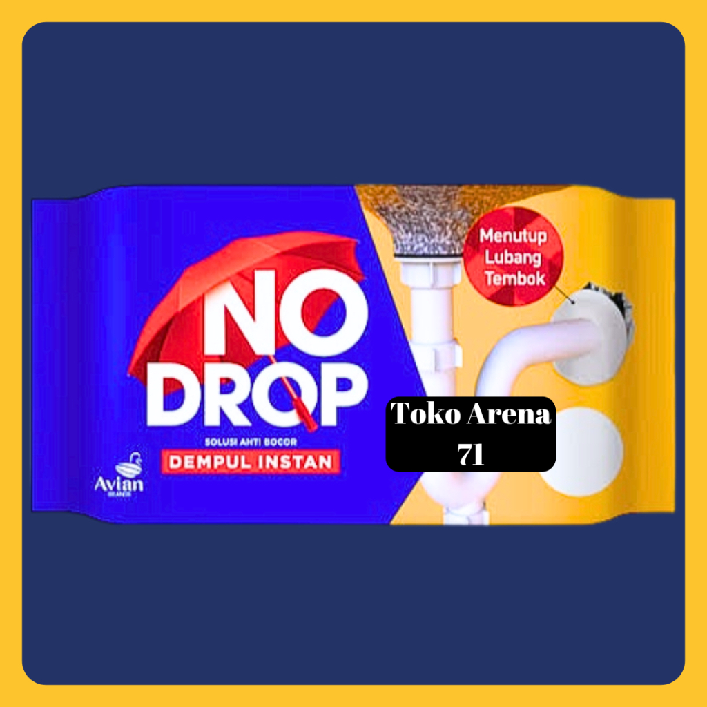 Jual No Drop dempul tembok dinding instan 20gr 20 gram instant sealant ...