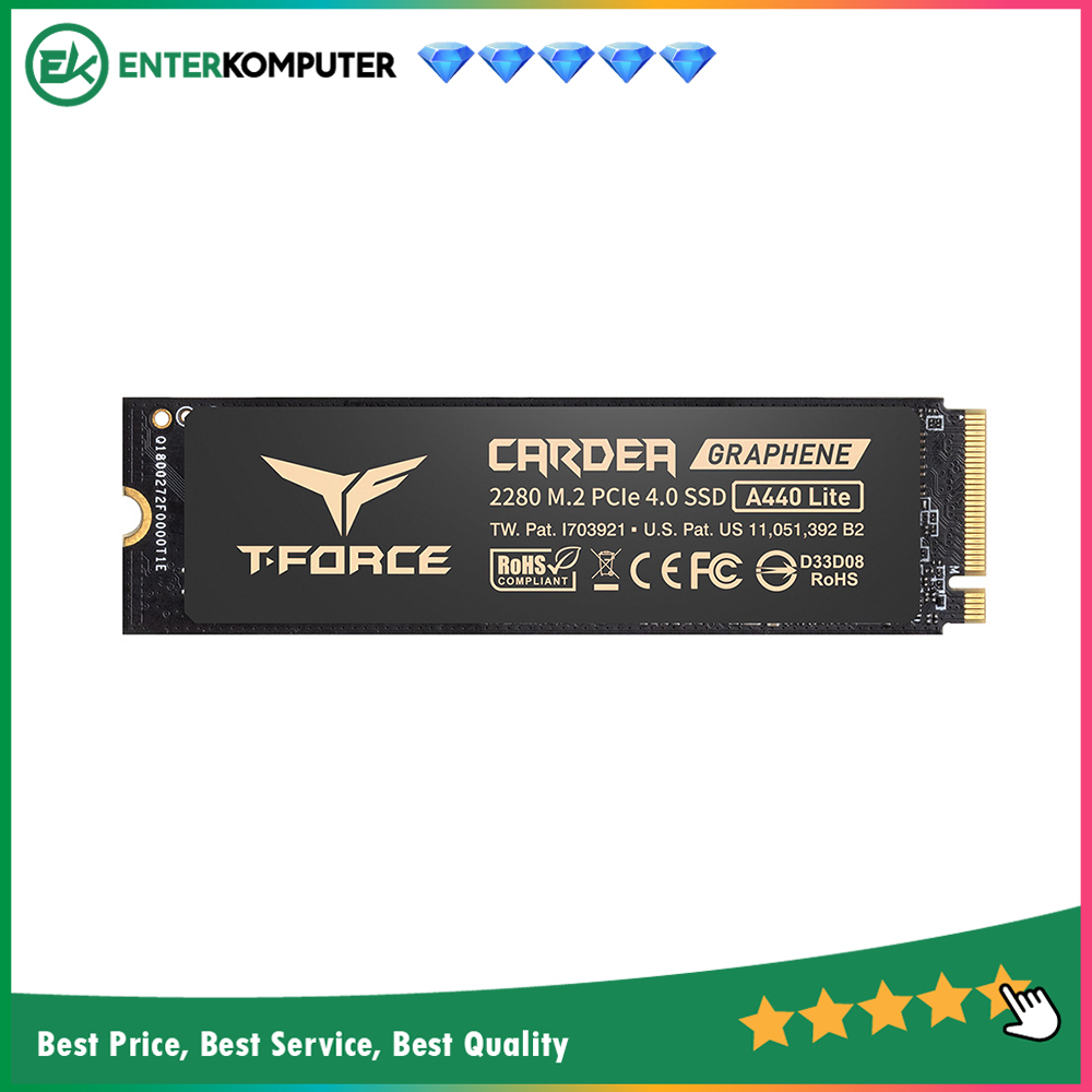 Jual Team T-Force A440 Lite 1TB M.2 PCIe Gen4.0 x4 - TM8FFQ001T0C129 ...
