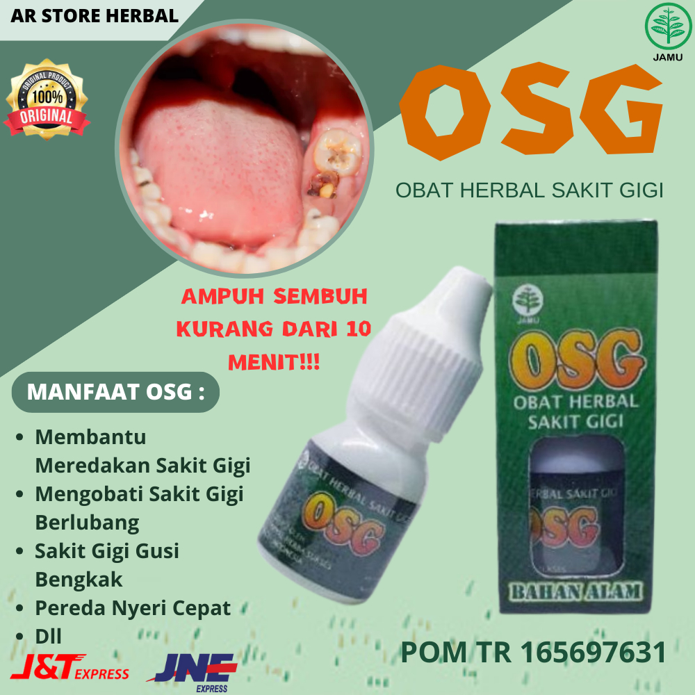 Jual Obat Sakit Gigi Berlubang Ampuh, gusi bengkak Nyeri Linu Gigi ...
