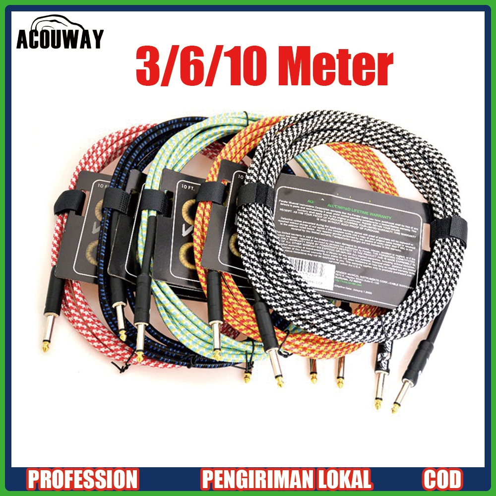 Jual Kabel Gitar Jack 3 Meter 6 Meter Vintage Voltage Gitar Dan Guitar ...