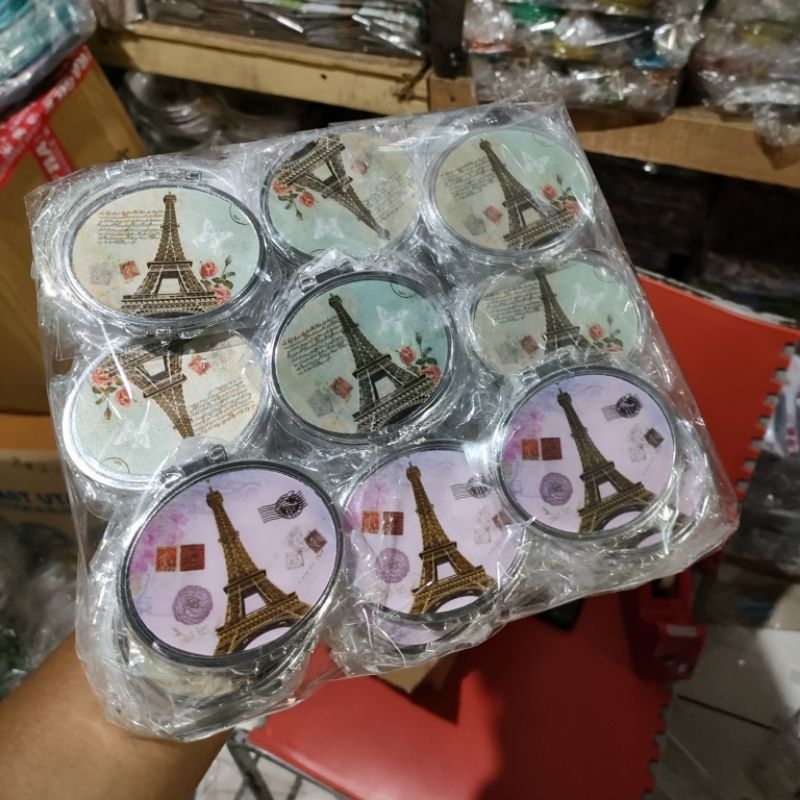 Jual (ISI 50) ROW SOUVENIR POCKET MIRROR CERMIN KACA LIPAT BARBIE PARIS ...