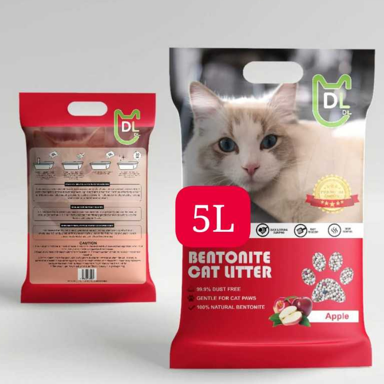 Jual Pasir Kucing DL Bentonite Cat Litter 5L | Shopee Indonesia