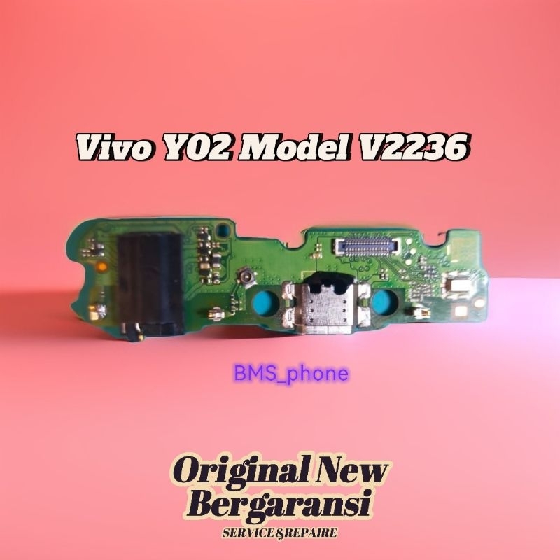 Jual Konektor Cas Papan Konektor Cas Mic Vivo Y02 Model V2236 Original ...
