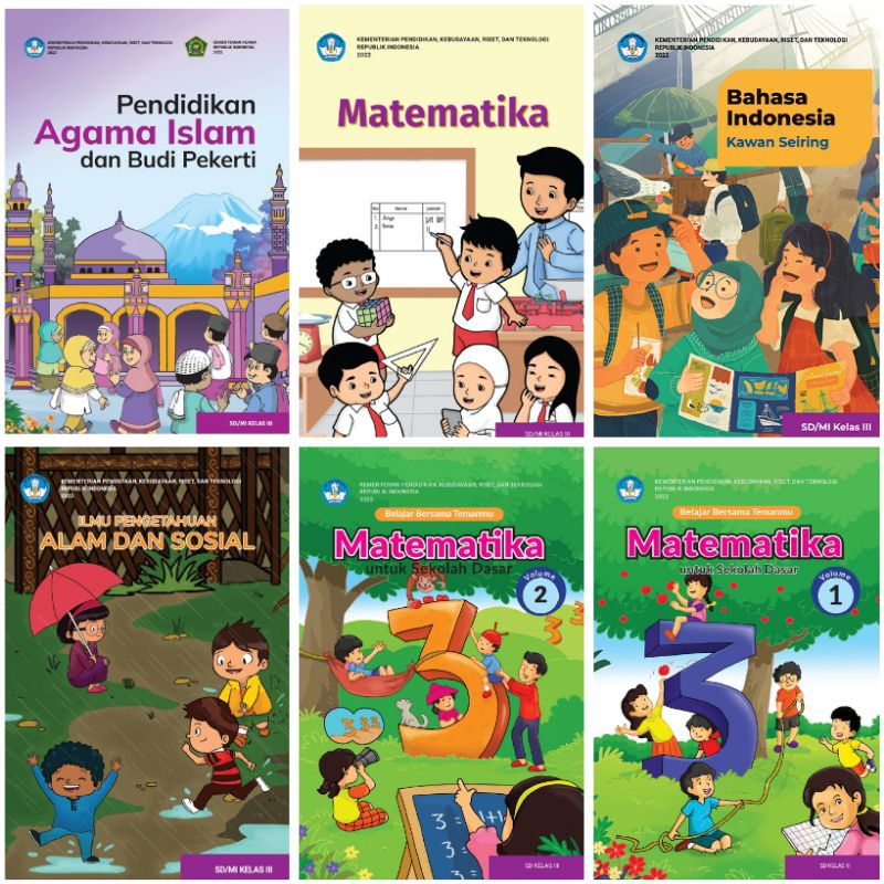 Jual BUKU PAKET KELAS 3 SD /MI KURIKULUM MERDEKA SEKOLAH PENGGERAK ORI | Shopee Indonesia