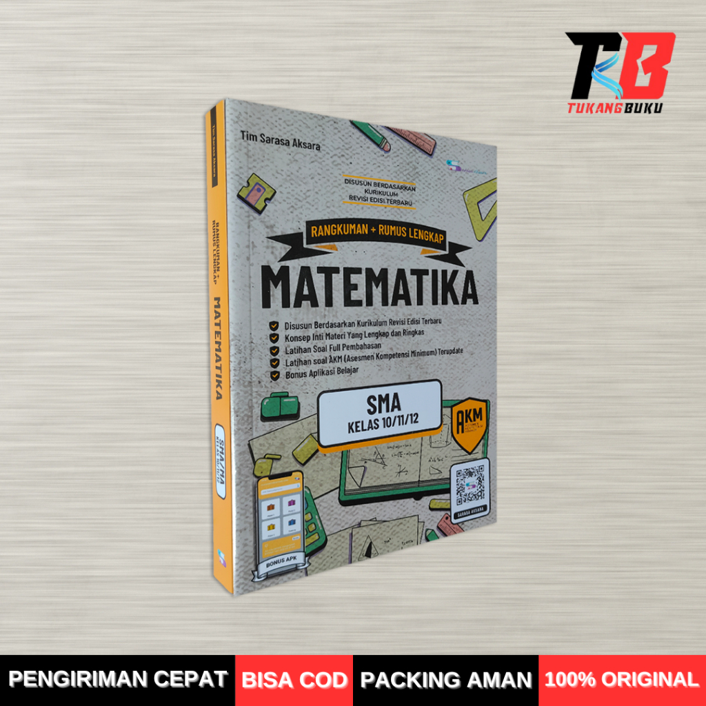 Jual BUKU PELAJARAN SMA - RANGKUMAN RUMUS LENGKAP MATEMATIKA SMA/MA ...