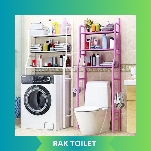 Jual RAK TOILET / TOILET RACK / RAK ORGANIZER KAMAR MANDI / MULTIFUNGSI ...