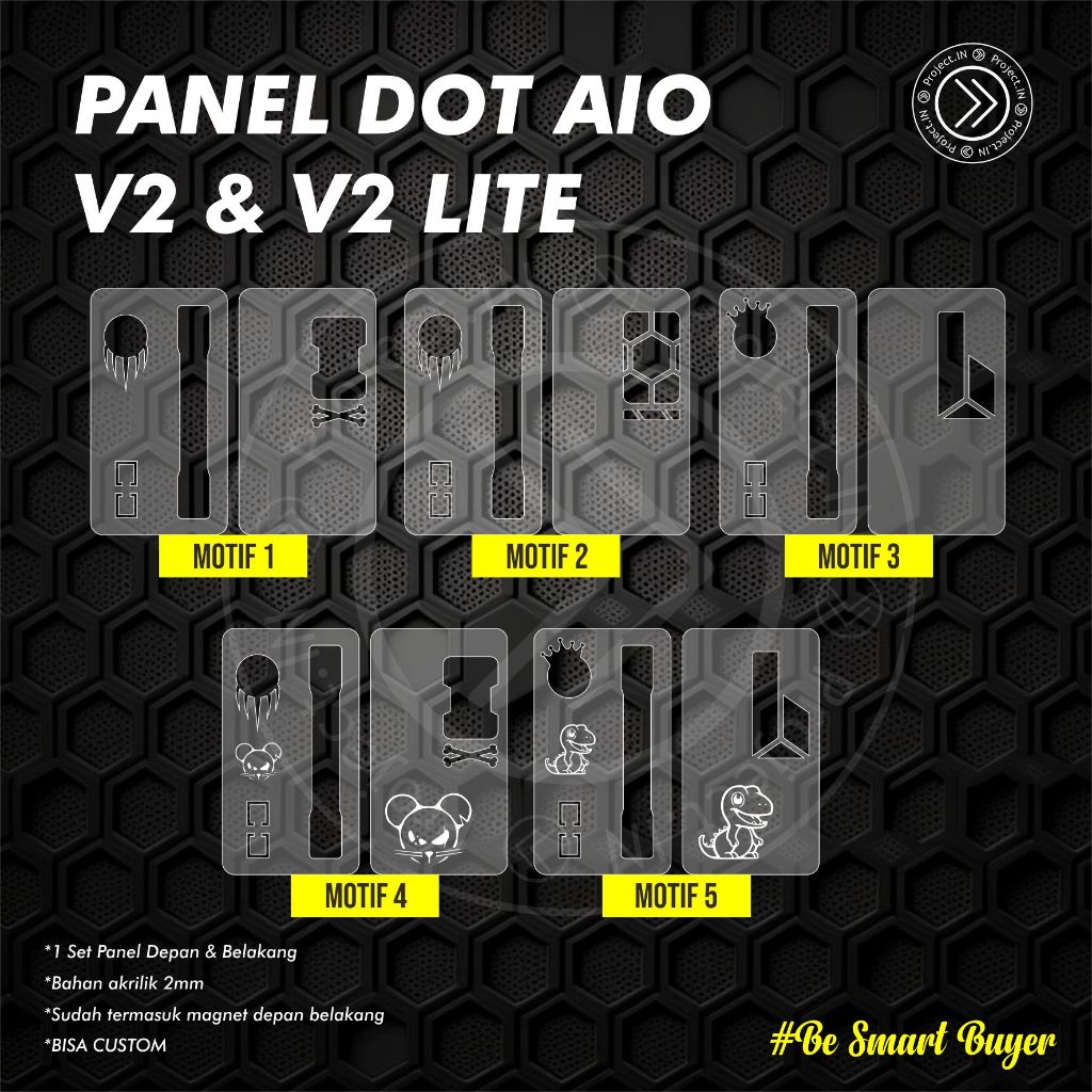 Jual PANEL BACKDOOR AKRILIK DOT V2 DAN LIT3 | Shopee Indonesia
