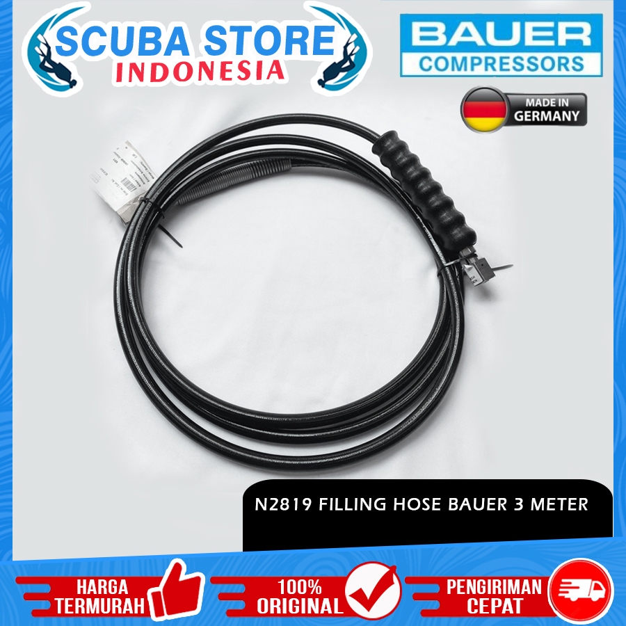 Jual N2819 Spare Part Compressor Bauer Filling Hose 3 Meter Sparepart ...