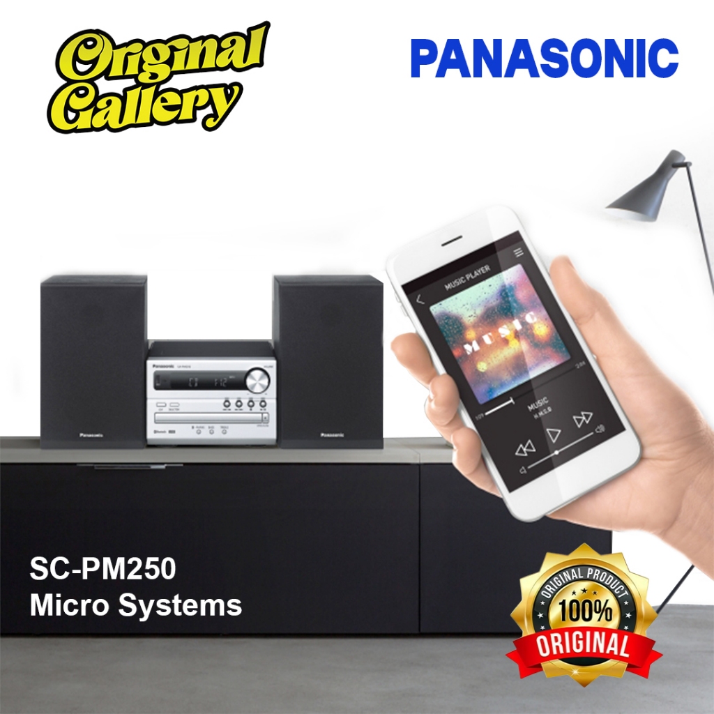 Jual PANASONIC SC-PM250 HIFI SYSTEM 20W BLUETOOTH | Shopee Indonesia