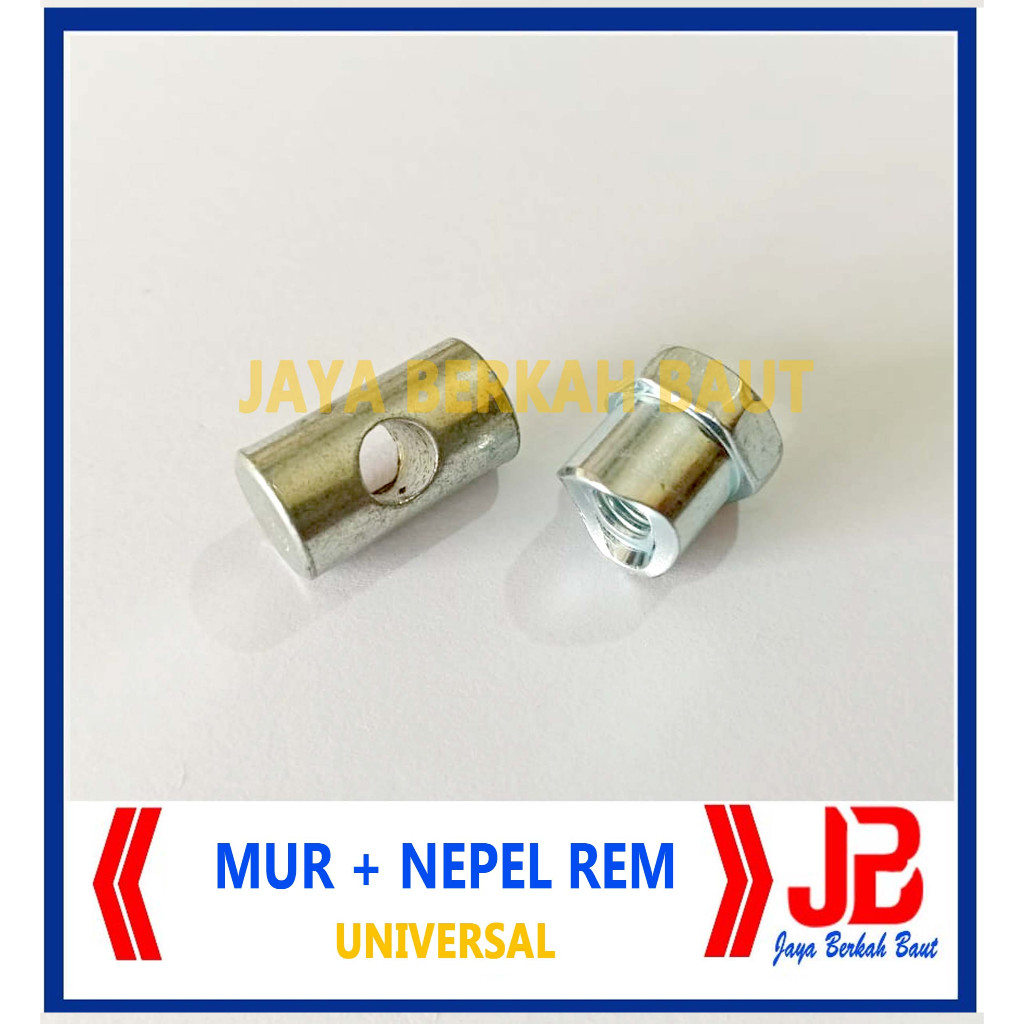 Jual MUR DAN NEPEL TIANG REM BELAKANG HONDA ( 1set mur pen ) | Shopee ...