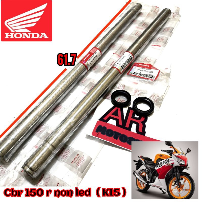 Jual sepasang as shock depan + sil shock K15 honda CBR 150 R OLD/LOKAL ...