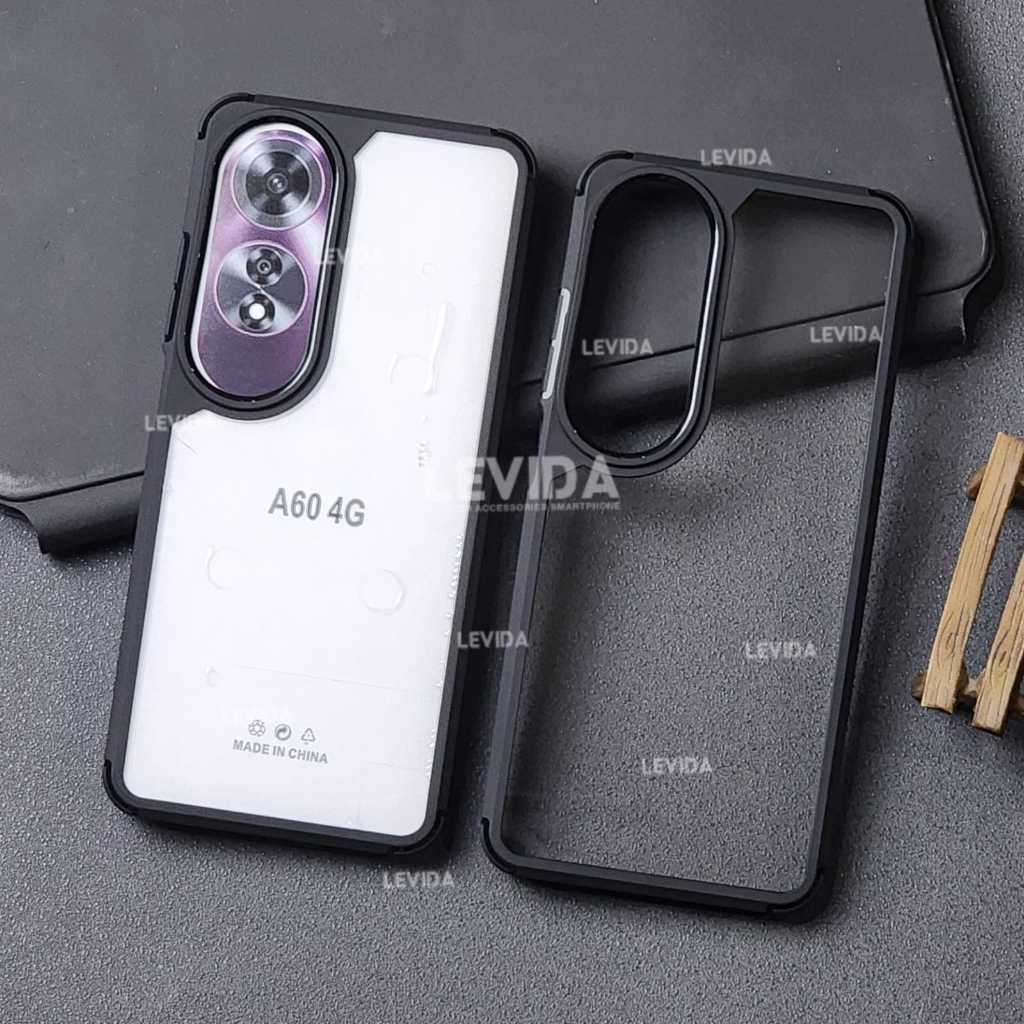 Jual Oppo A60 4G Case Crystal Transparan / Case Hybrid Shockproof Clear ...