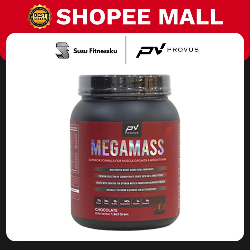 Jual Provus Mega Mass 3 lb - 6 Serving Weight Gainer Penambah Berat ...