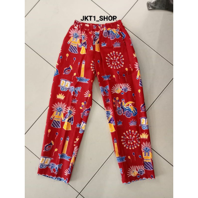 Jual Celana Boim Anak Motif Ondel-Ondel/Celana Adat Betawi | Shopee ...
