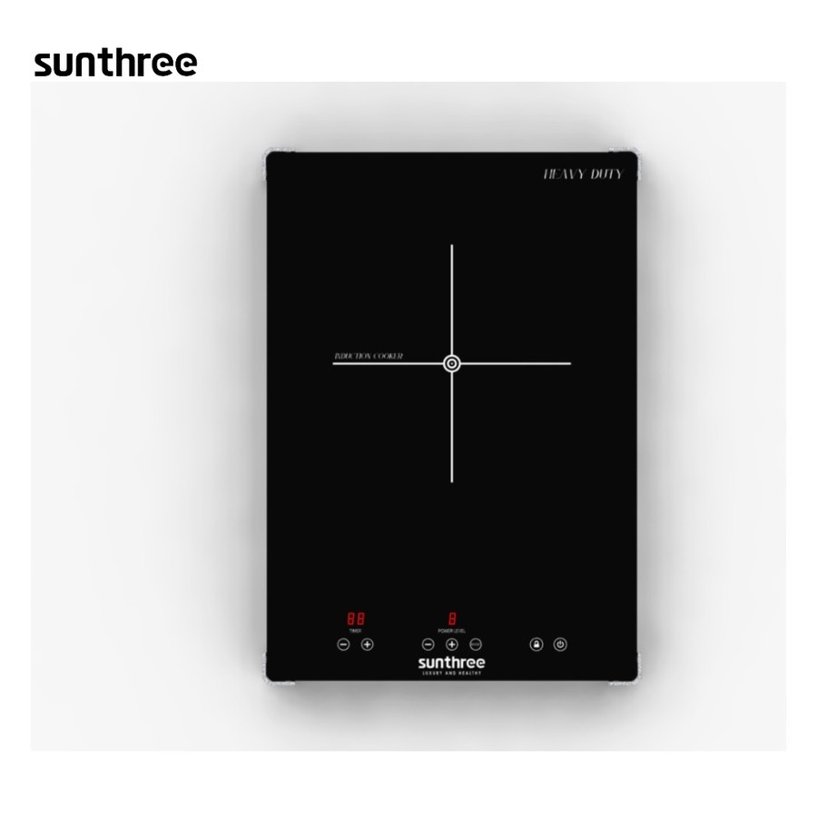 Jual Sunthree Induction Hob IH-1C HE / Kompor Induksi 1 tungku built in ...